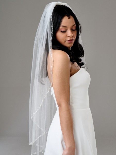 Beaded Veils | Shop Beaded Wedding Veils | Lace & Favour