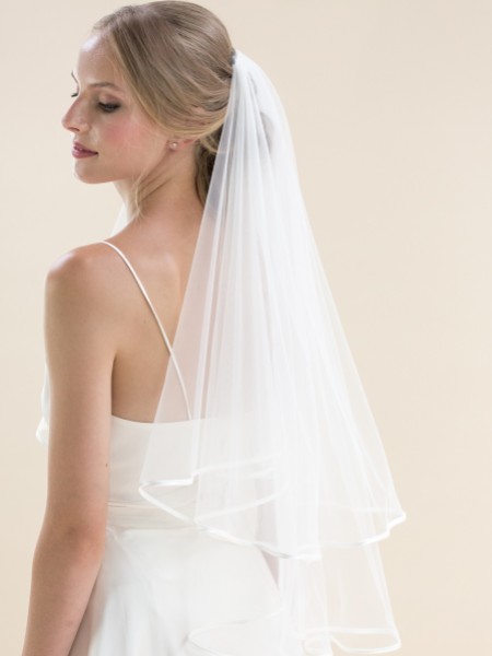 Waist & Elbow Length Veils | Short Wedding Veils
