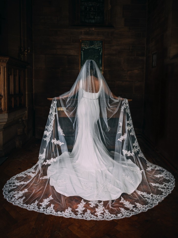 Floral Veils | Veils with Flowers | Lace & Favour