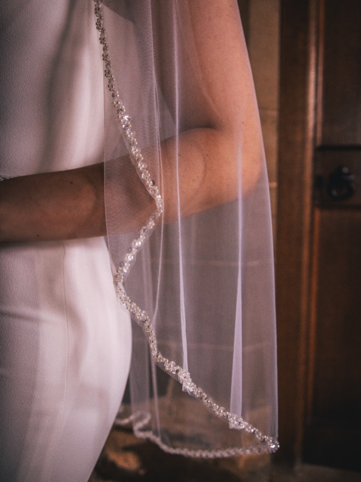 Beaded Veils | Shop Beaded Wedding Veils | Lace & Favour
