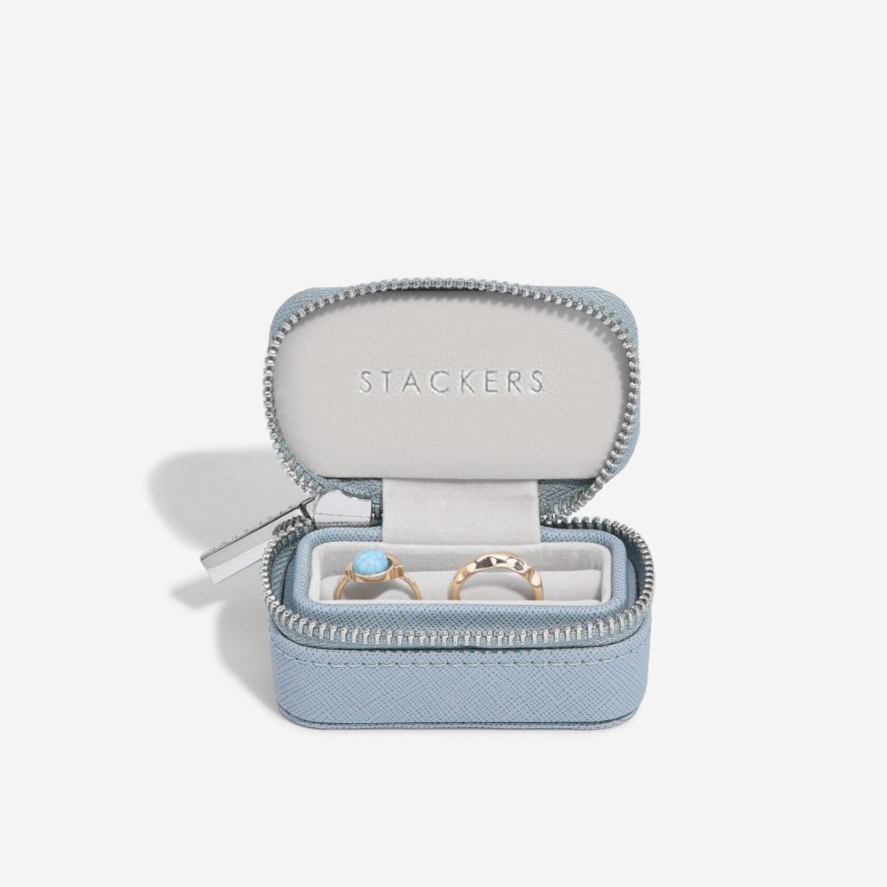 Stackers Dusky Blue Ring Box